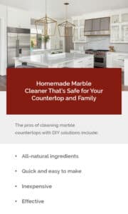How to Make Homemade Marble Countertop Cleaner | Lesher Inc.